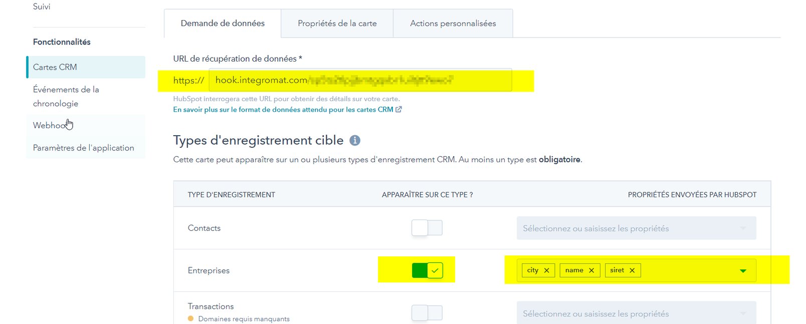 Mettre en place une CRM card personnalisé sur HubSpot en 5 étapes