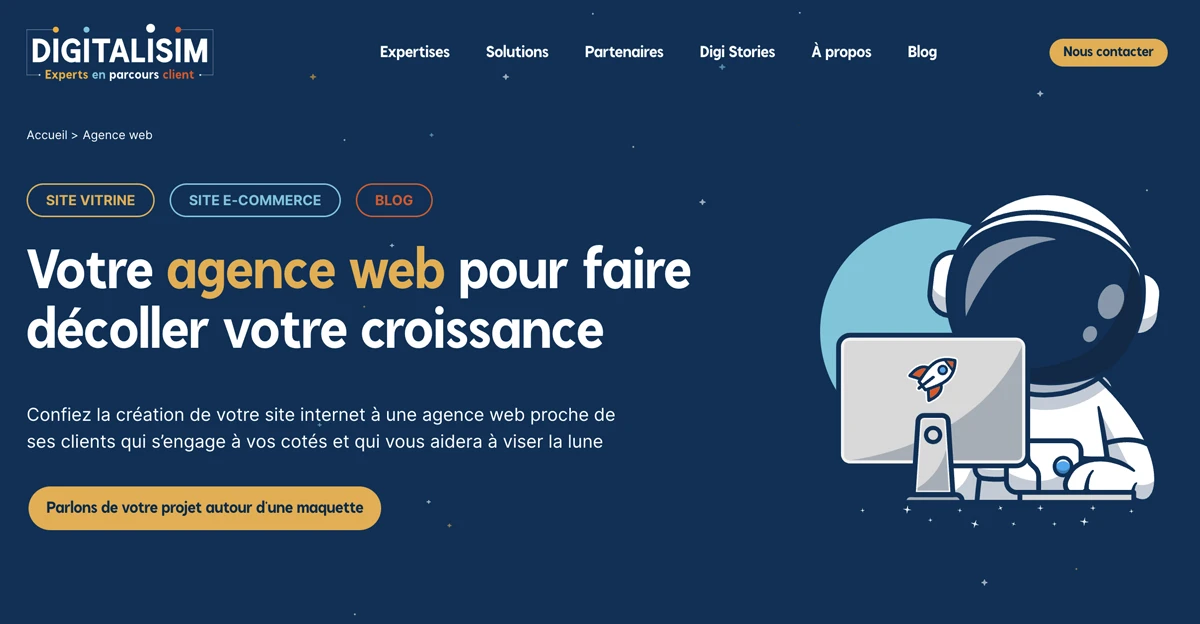 Agence Création Site Internet, Conception, Développement | DIGITALISIM