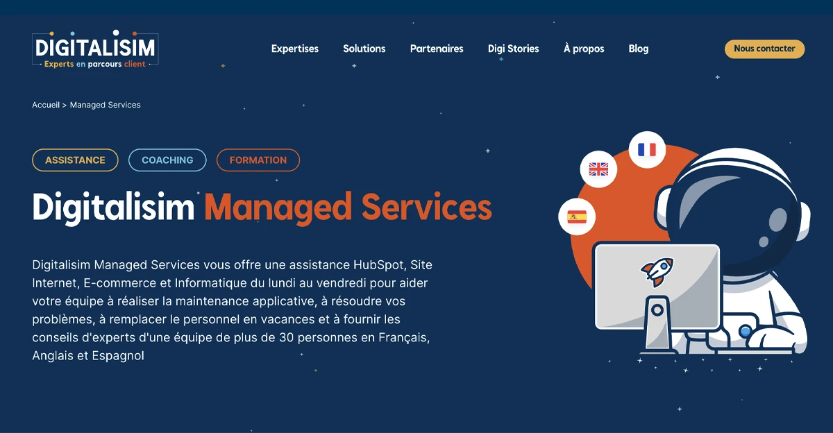 Services Managés et Infogérance | DIGITALISIM